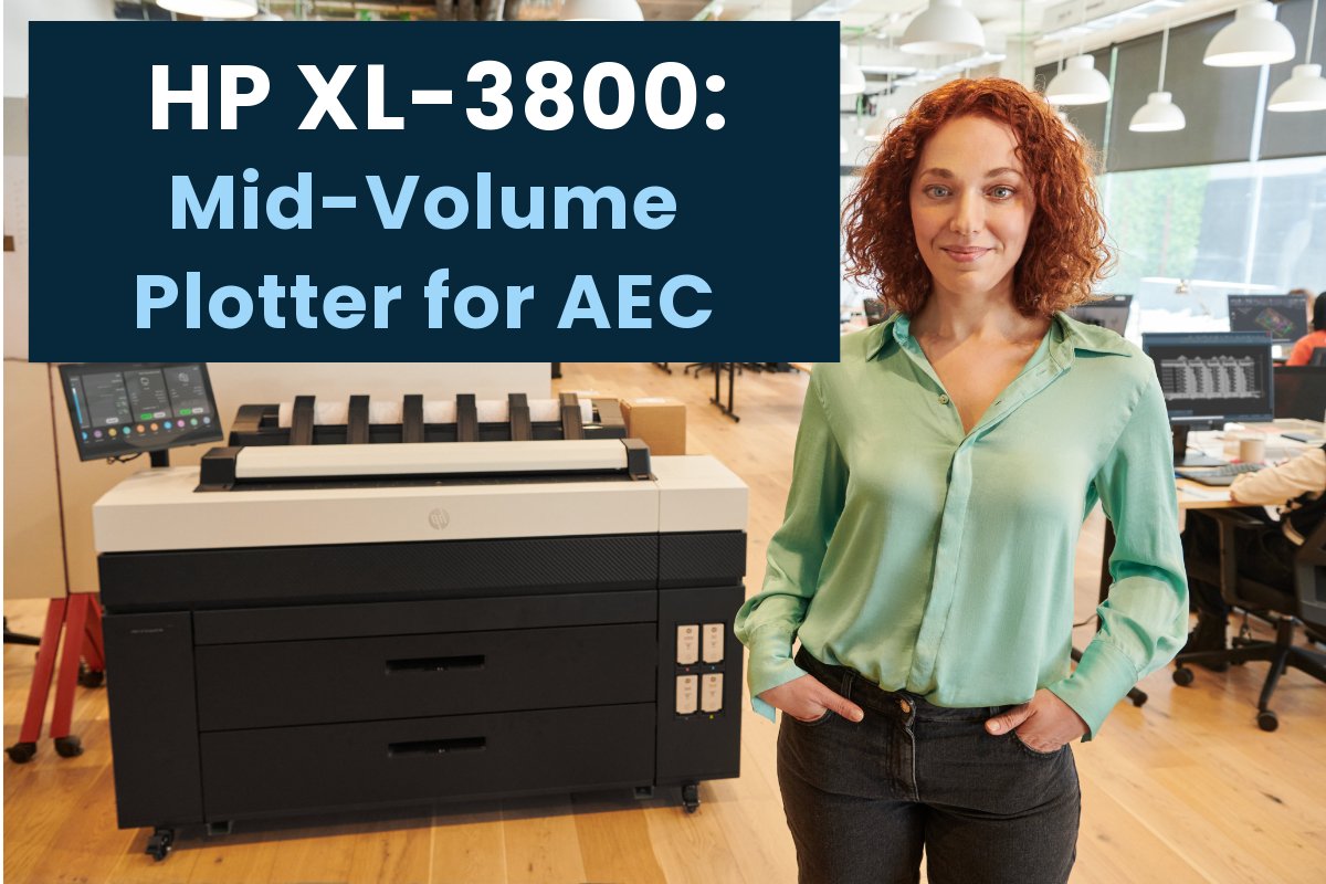 HP XL-3800: The Ultimate Mid-Volume Plotter for AEC Professionals
